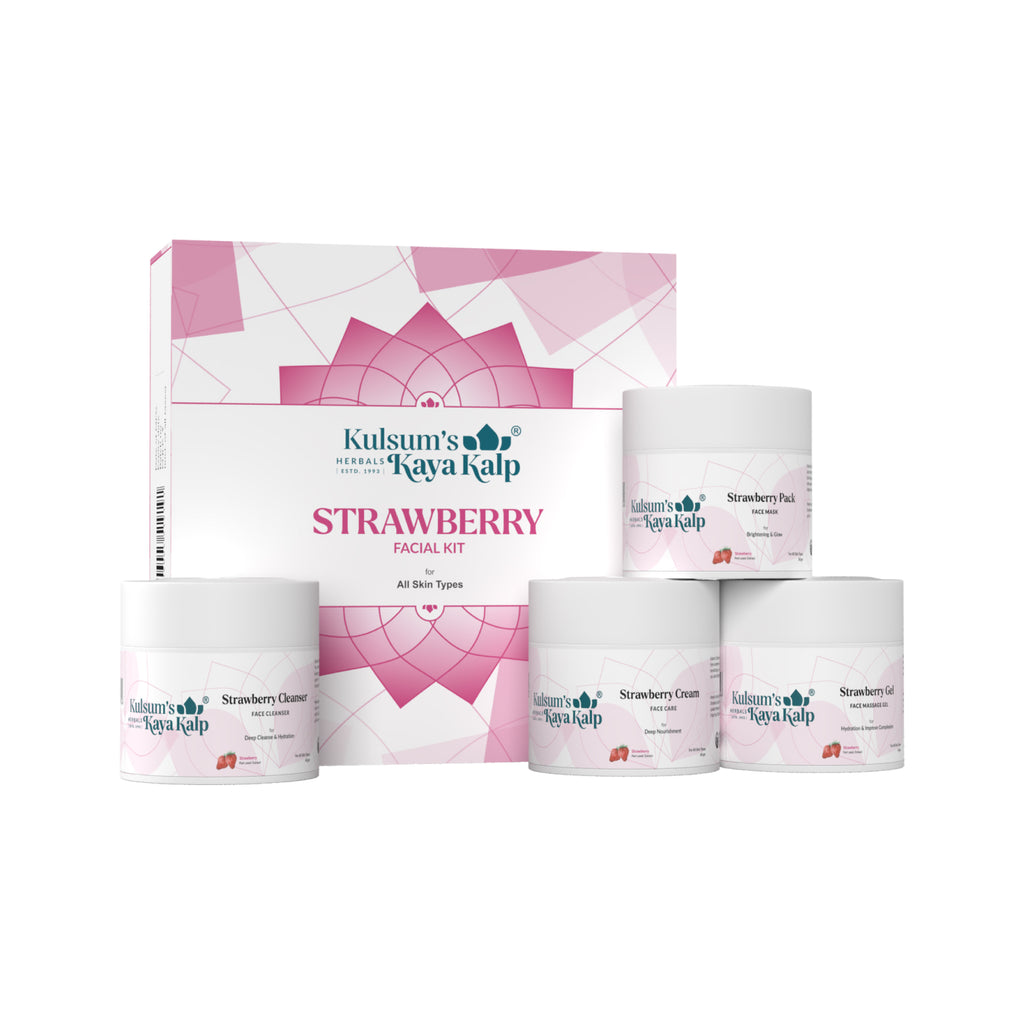 Buy Herbal Strawberry Facial Kit 40GM | Kulsum's Kaya Kalp