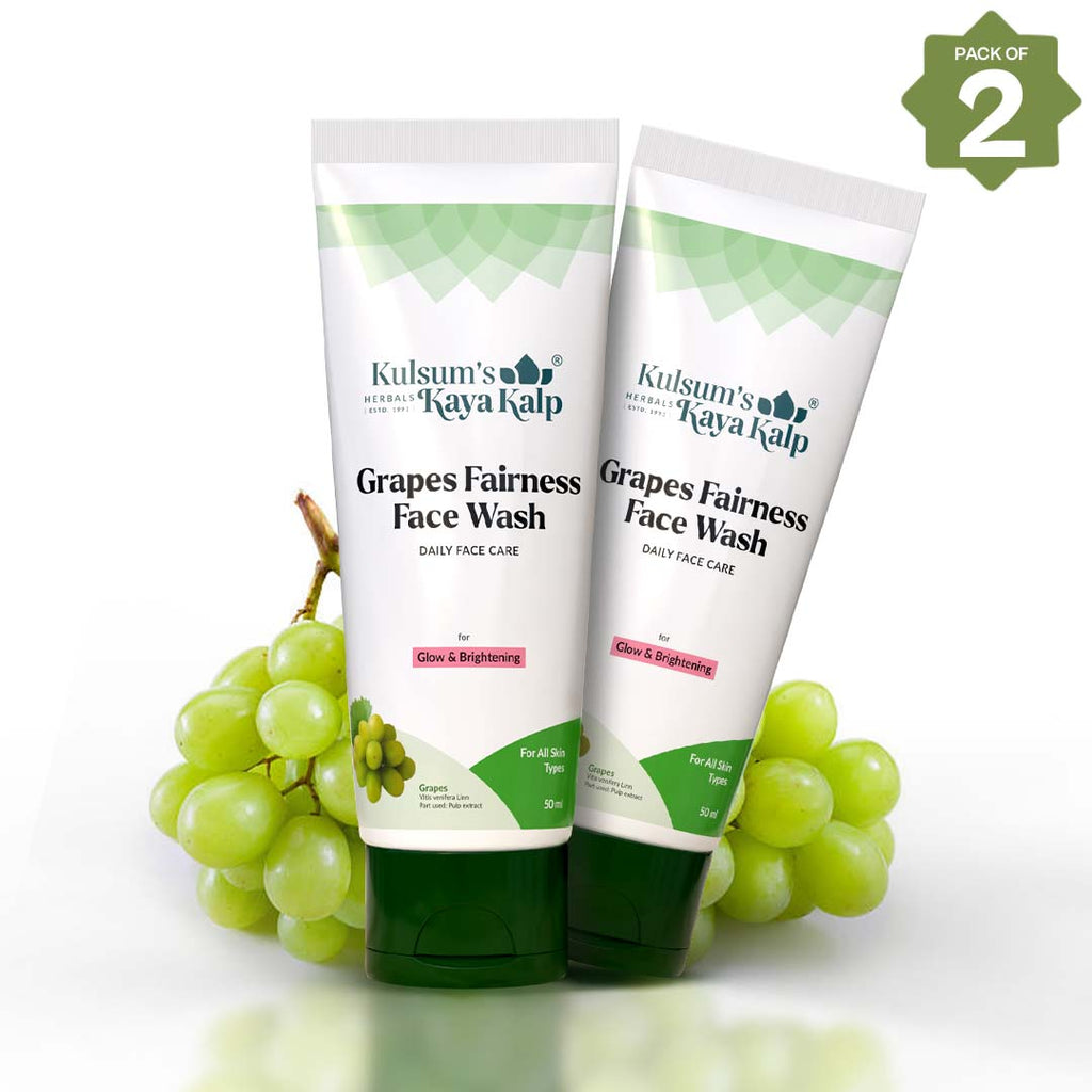 Buy Pack of 2 Grapes Fairness Face Wash For Glow & Brightening