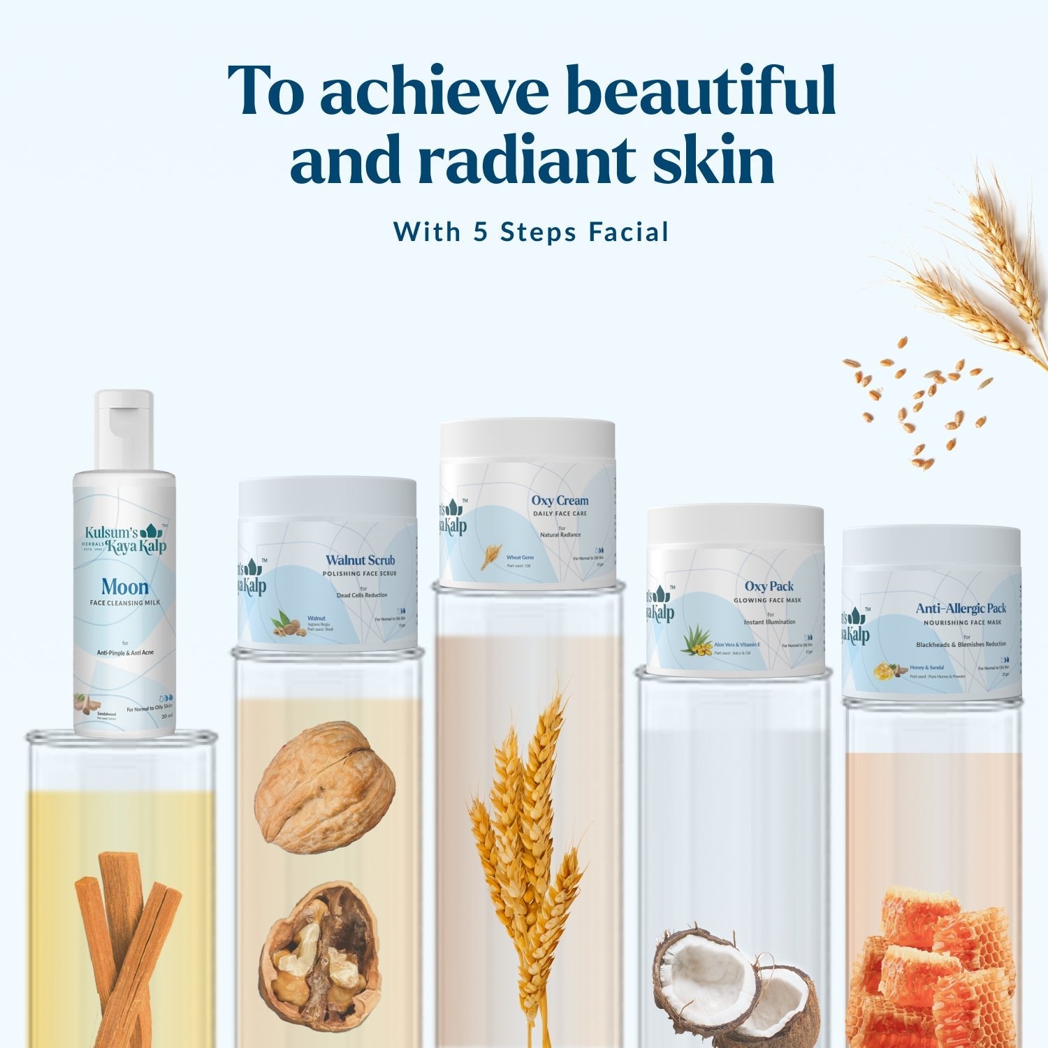Kulsum Kaya Kalp Herbal Veda Oxy Facial Kit, Normal to Oily Skin – KayaKalp